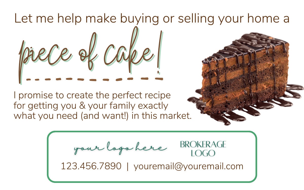 Piece of Cake Pop by Tag for Real Estate cake, Cupcakes, Cake Pop - Etsy