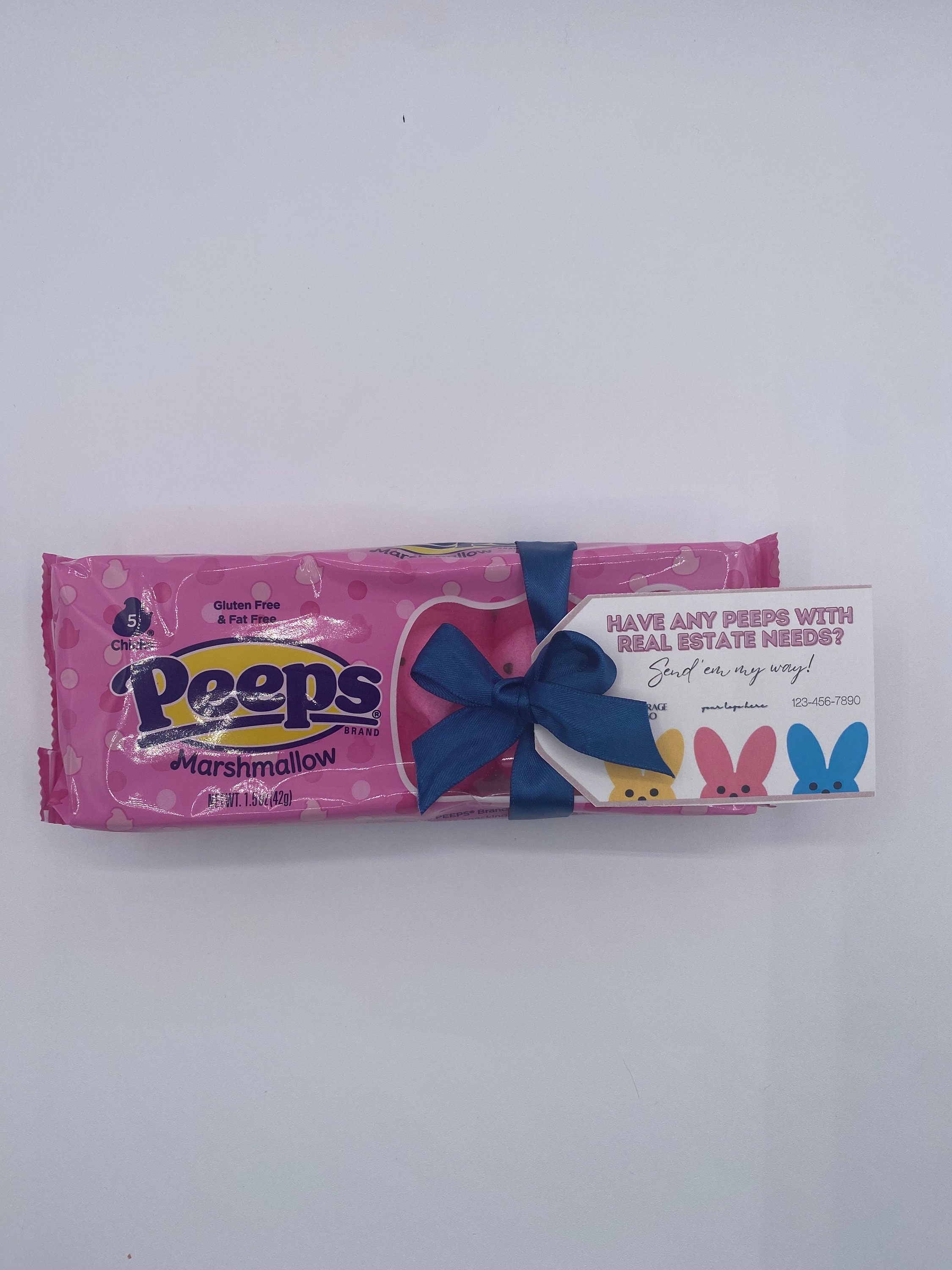 Peeps Pop by Tag, Easter, April, Editable in Canva, Real Estate - Etsy
