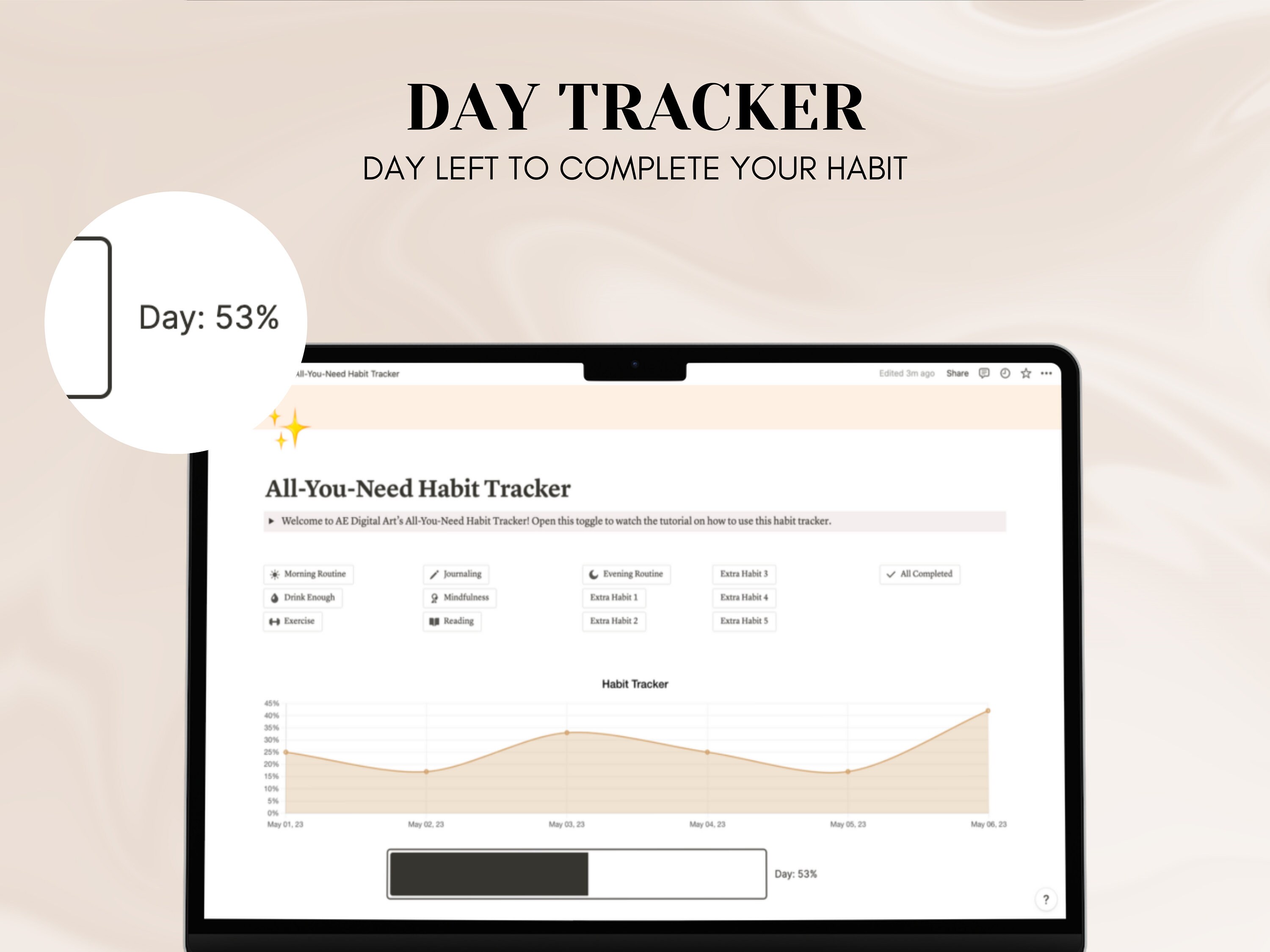 Notion Habit Tracker Notion Template Habit Tracker - Etsy