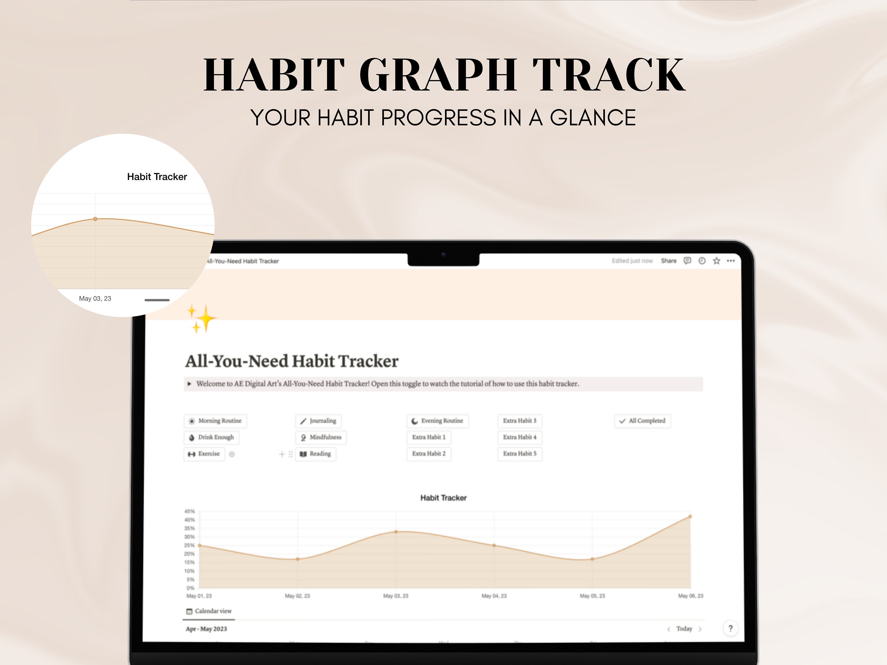 Notion Habit Tracker Notion Template Habit Tracker - Etsy