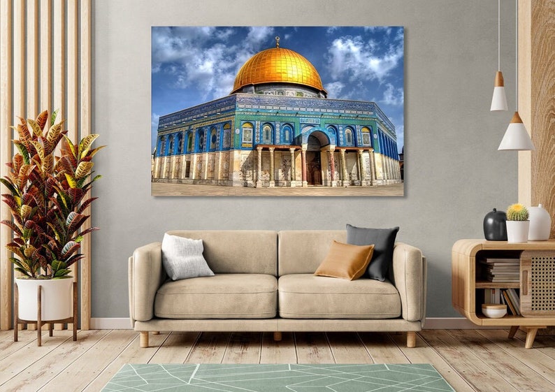Masjid Al Aqsa Islamic Wall Art Islamic Painting on Canvas Masjid Al ...