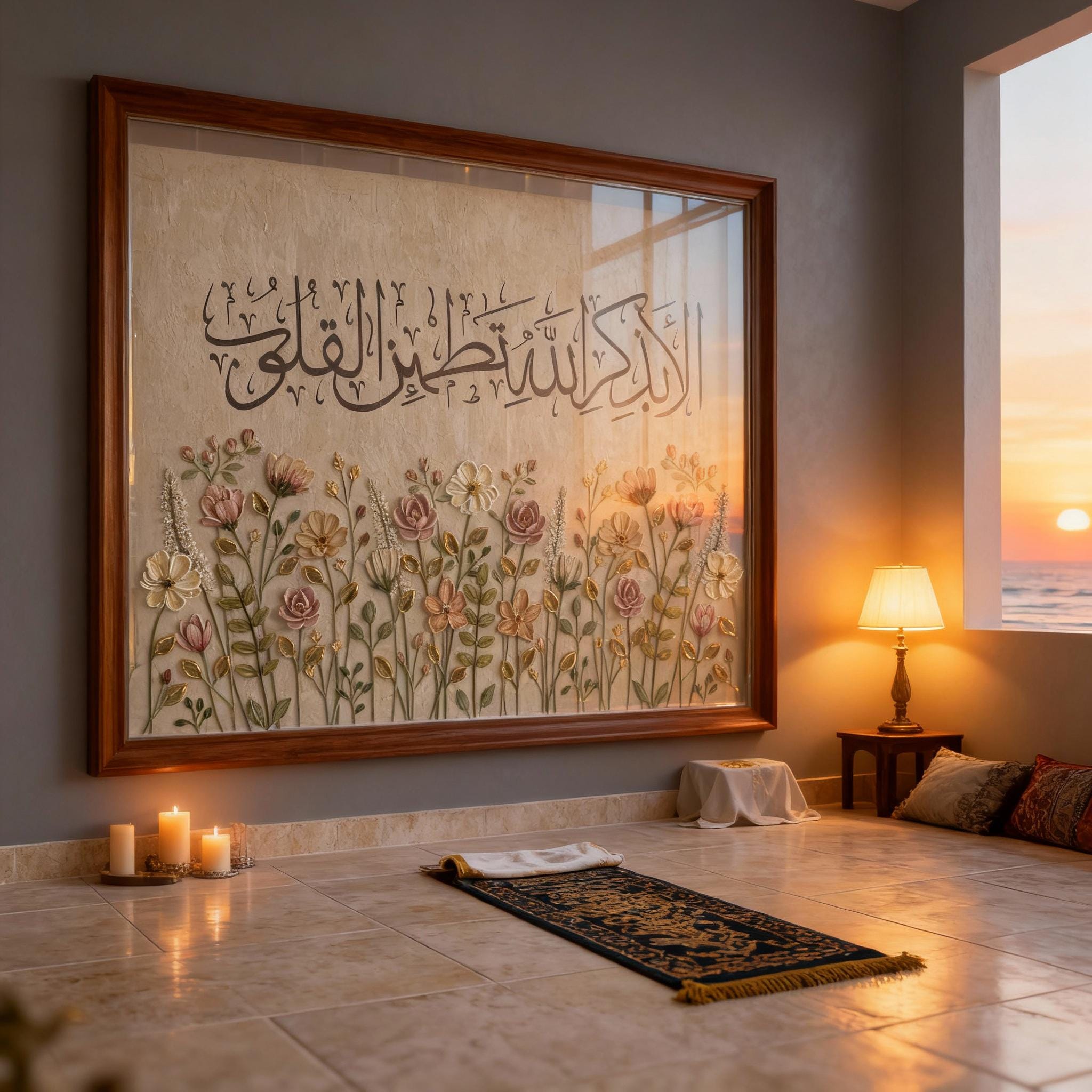 Quran Verse Arabic Calligraphy Canvas | Islamic Home Decor Gift - Etsy
