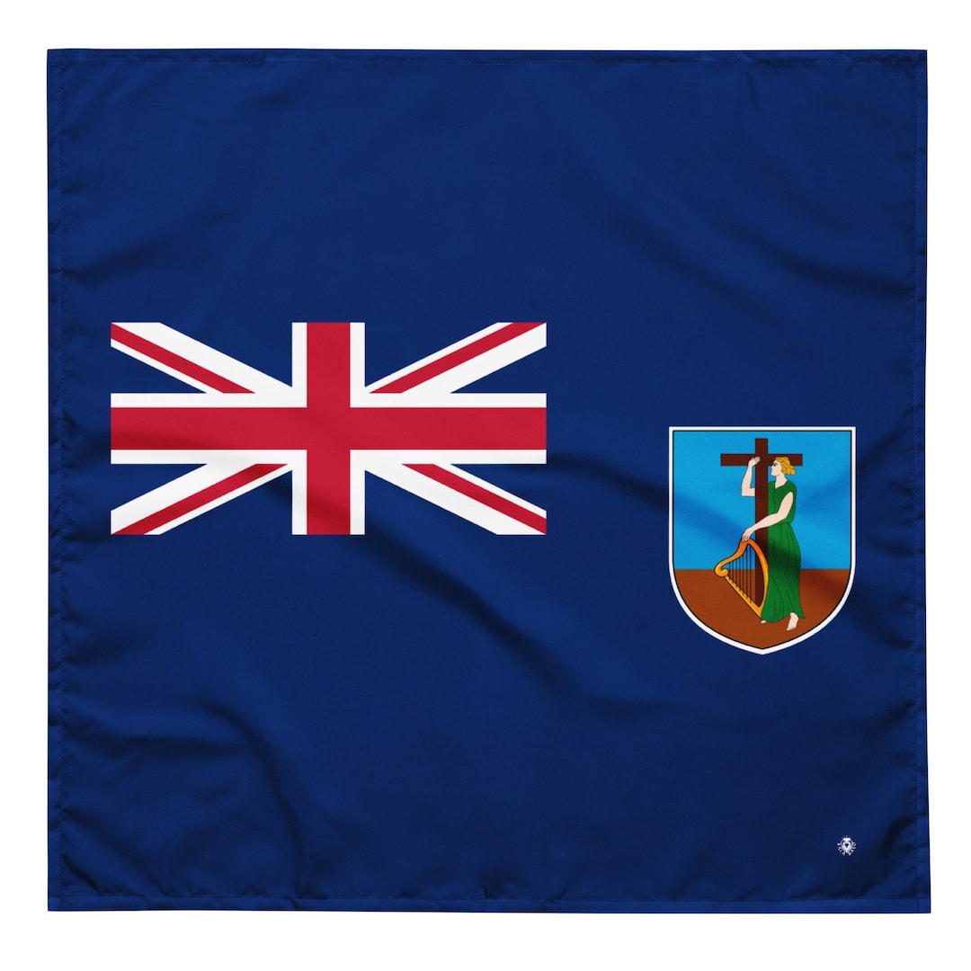 Montserrat Flag Bandana - Caribbean Flags - Soft and Washable ...