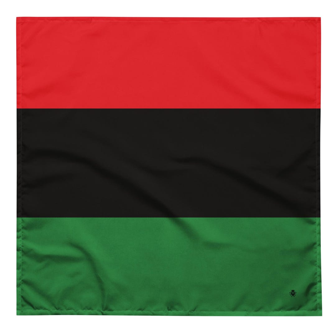Pan African Flag Bandana - RBG African American Flags - Soft and ...