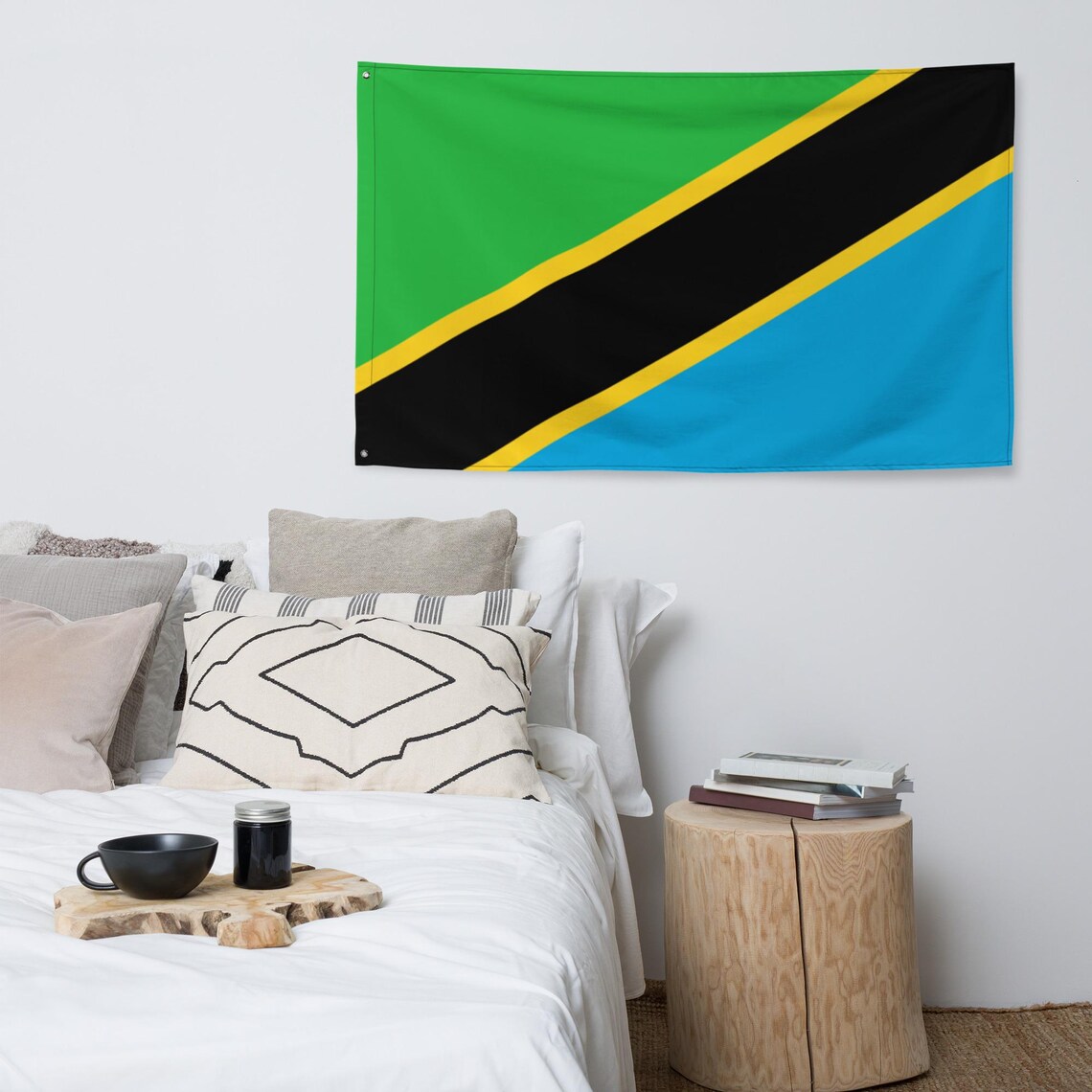 Tanzania Flag 3x5 Large African Flags, High Quality Flag With Grommets ...