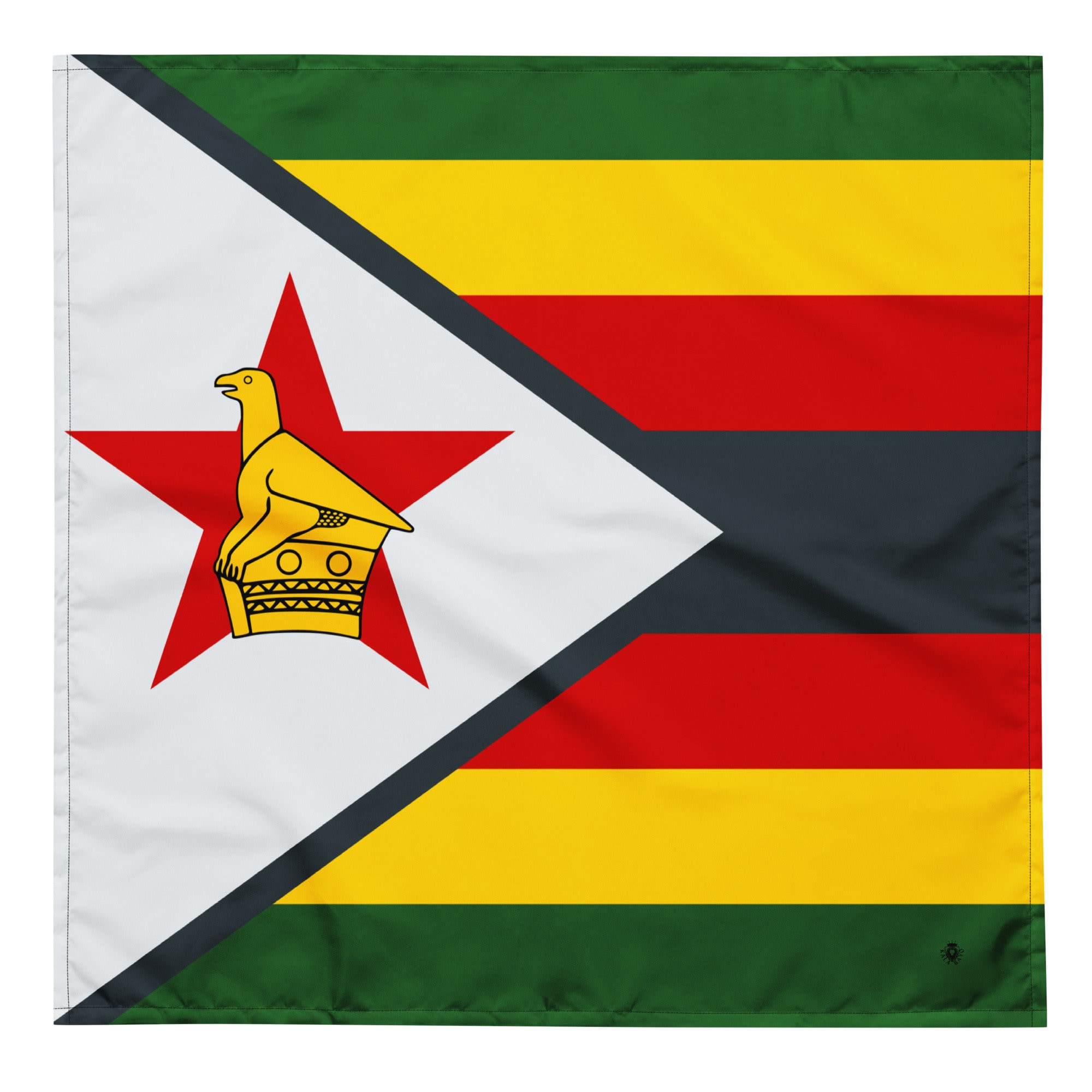 Zimbabwe Flag Bandana - African Flags - Soft and Washable - Headscarf ...