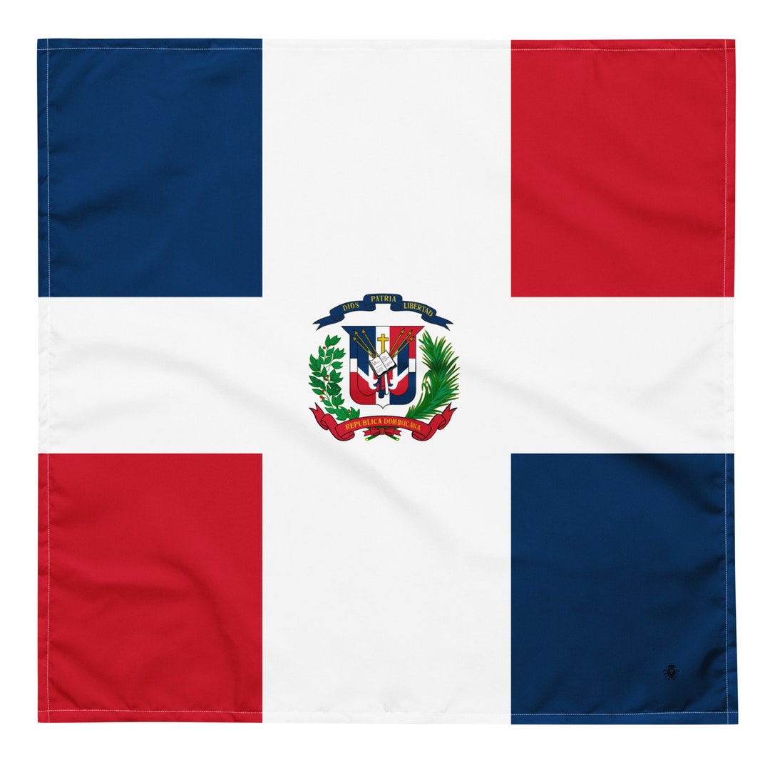 Dominican Republic Flag Bandana - Caribbean Flags - Soft and Washable ...