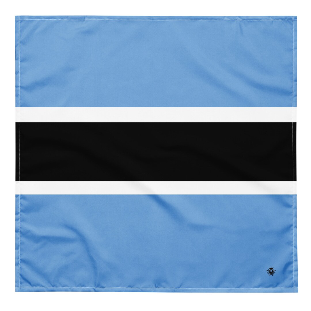 Botswana Flag Bandana - African Flags - Soft and Washable - Headscarf ...
