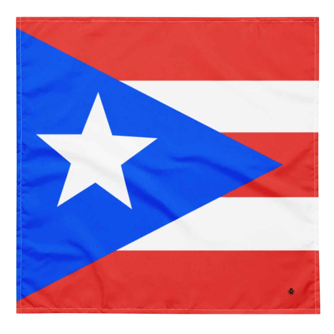 Puerto Rico Flag Bandana - Puerto Rican Caribbean Flags - Puerto Rican ...