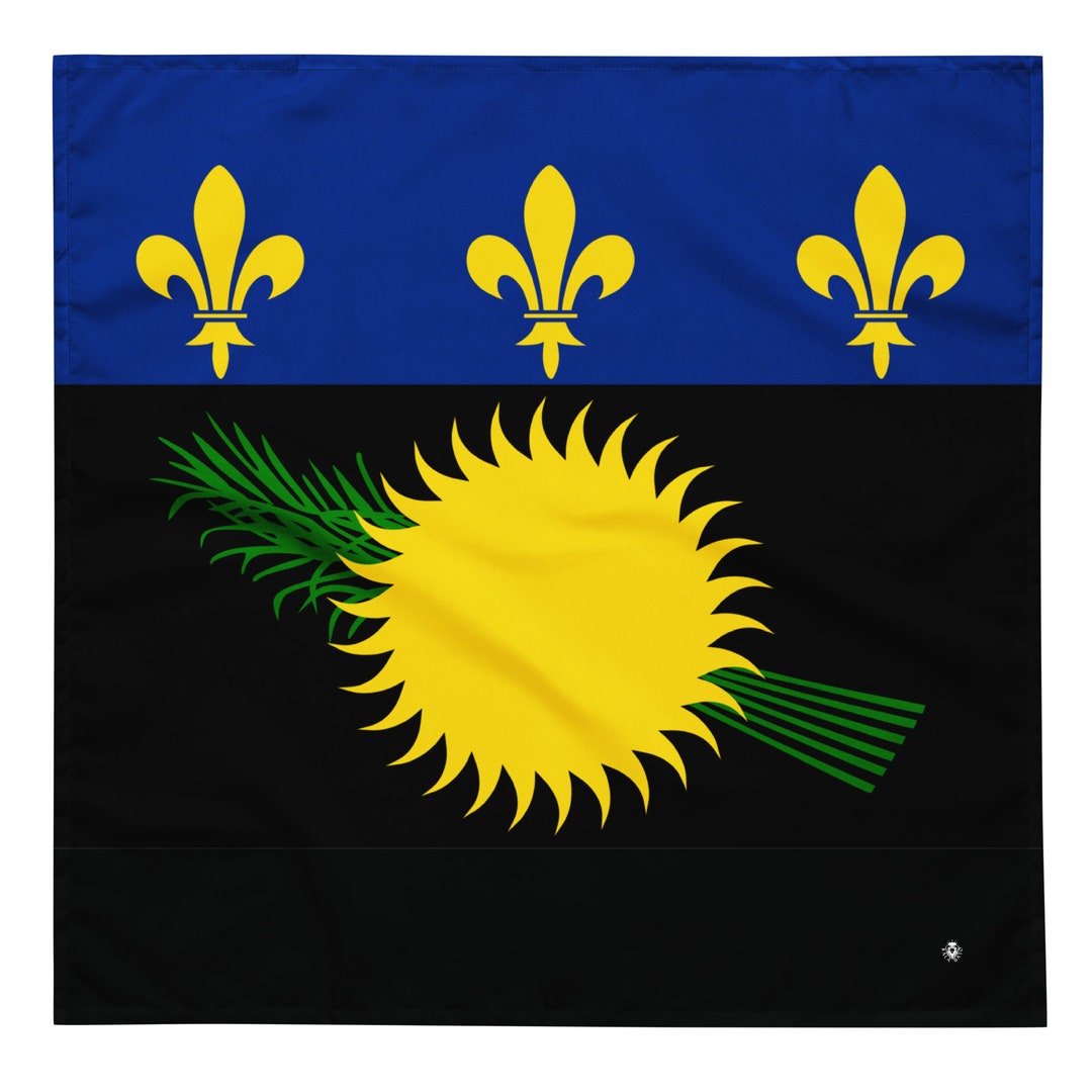 Guadeloupe Flag Bandana - Caribbean Flags - Soft and Washable ...