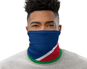 Equatorial Guinea Neck Gaiter African Flag Face Neck Gaiter - Etsy