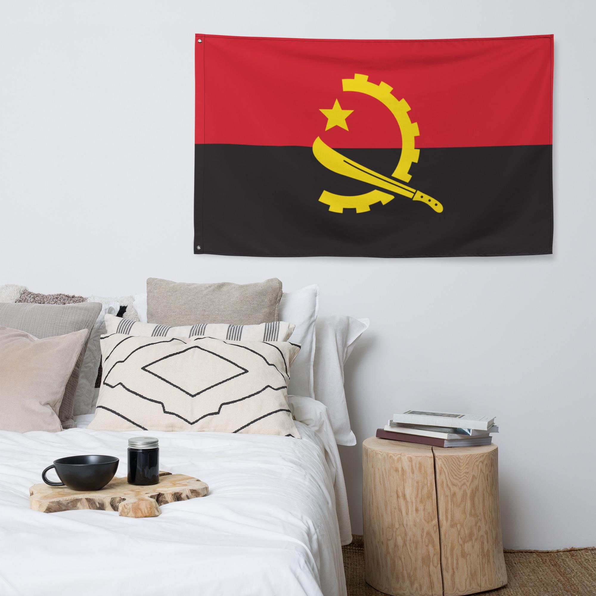 Angola Flag 3x5 Large African Flags, High Quality Flag With Grommets ...