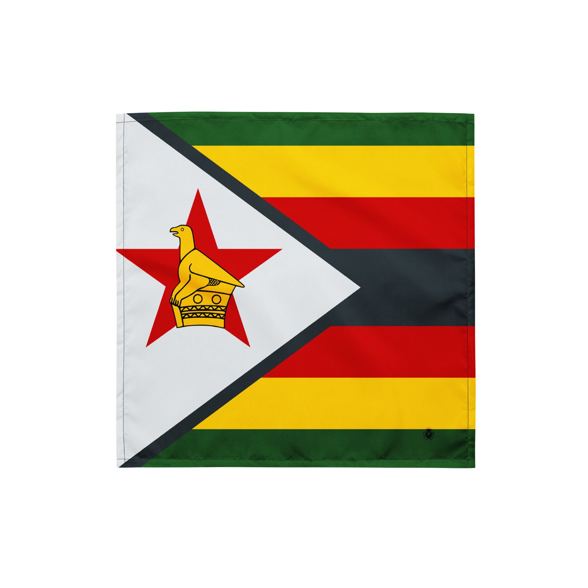 Zimbabwe Flag Bandana - African Flags - Soft and Washable - Headscarf ...