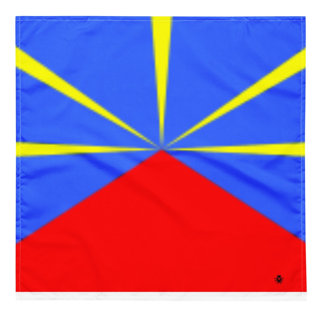 Reunión Flag Bandana - African Flags - Soft and Washable - Headscarf ...