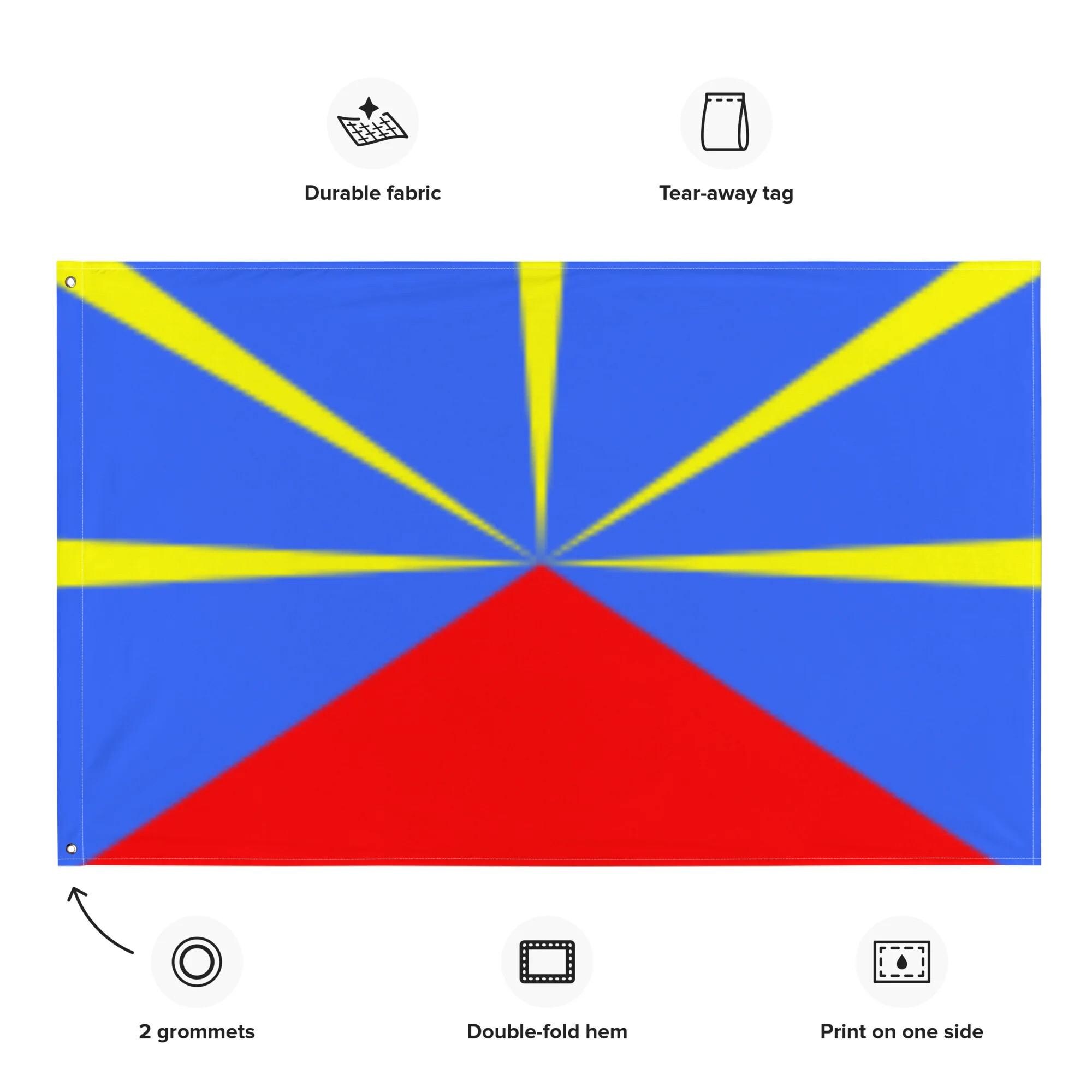 Reunion Flag 3x5 Large African Flags, High Quality Flag With Grommets ...