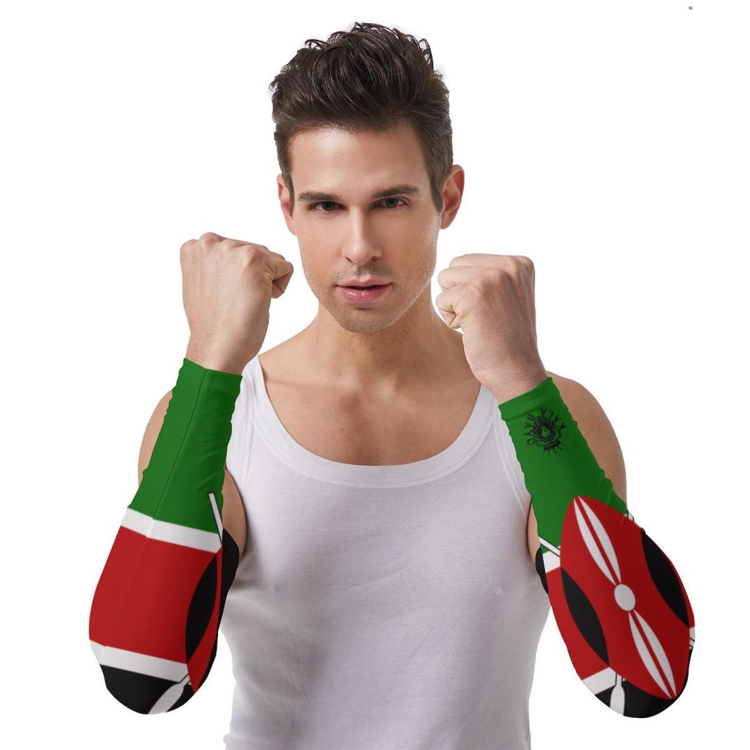 Kenya Arm Sleeves African Sleeves Pair | UV Protection | Cultural Pride ...