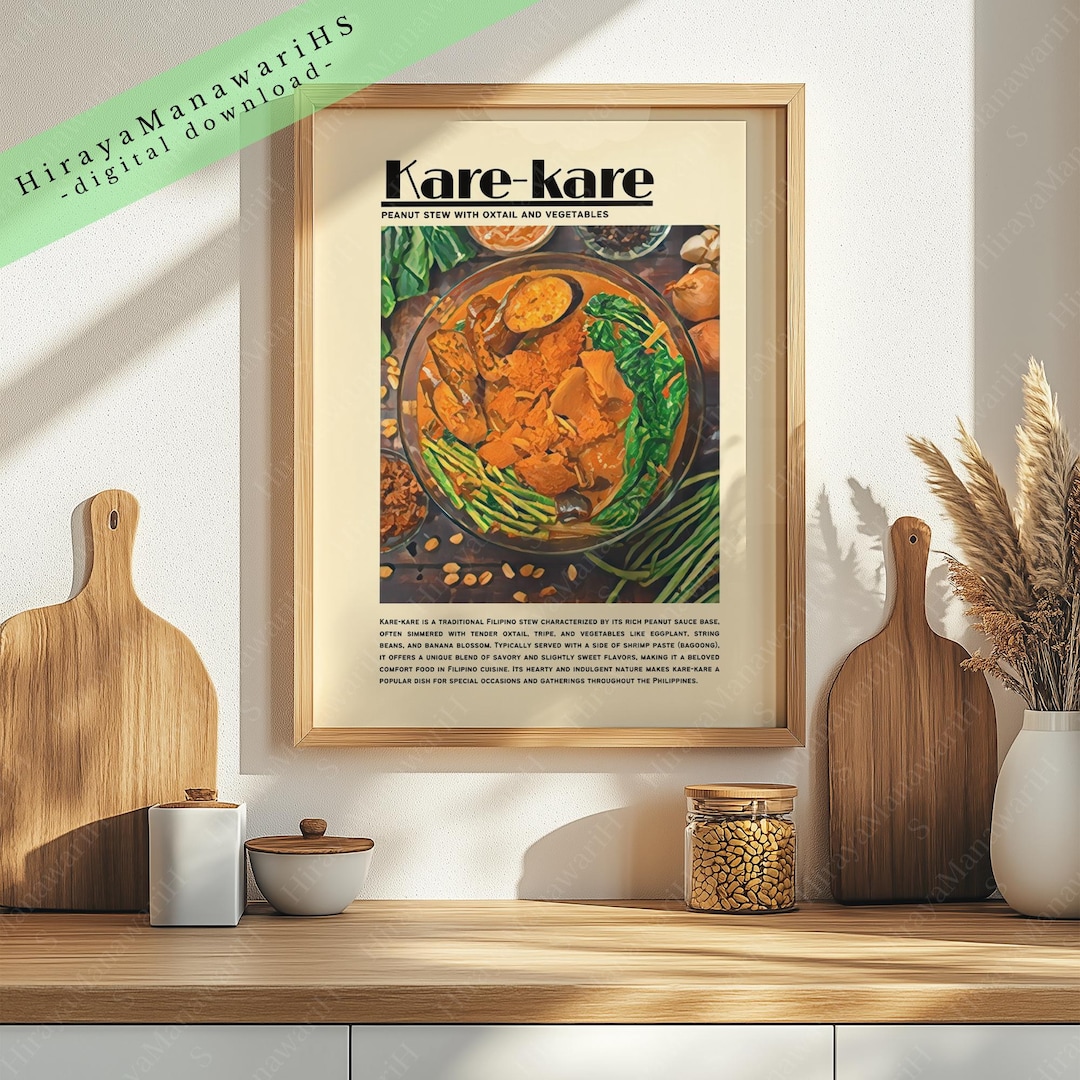 Kare-kare, Filipino Food, Food Culture, Philippines Art, Filipino Art ...