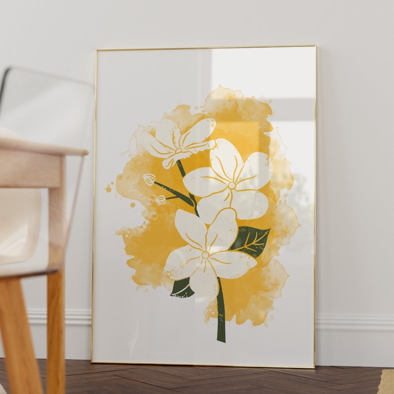 Philippine National Flower Sampaguita Pinoy Art Philippines - Etsy
