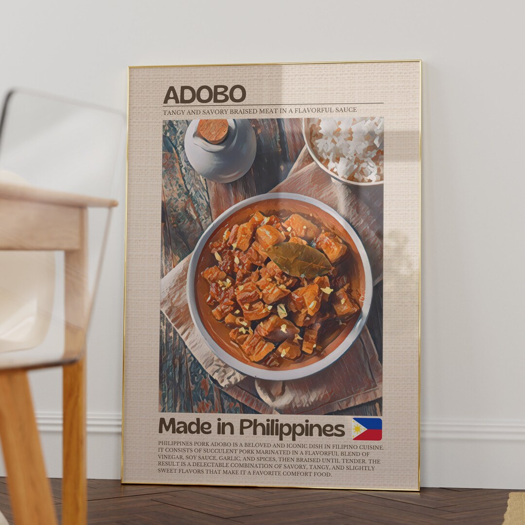 Filipino Food, Pork Adobo, Food Culture, Philippines, Philippines Art ...