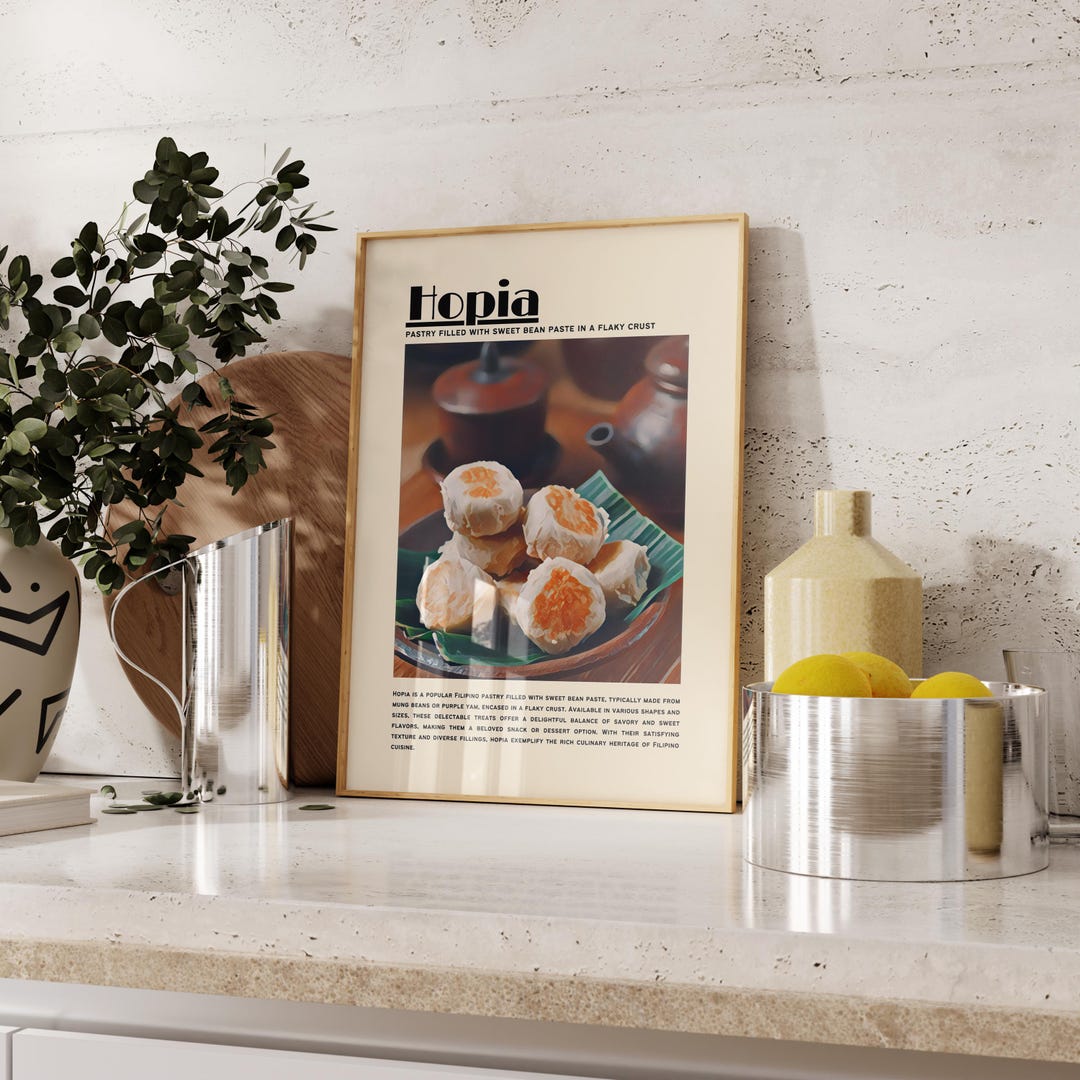 Printable Filipino Food Wall Art - Hopia (digital Download) - Etsy UK