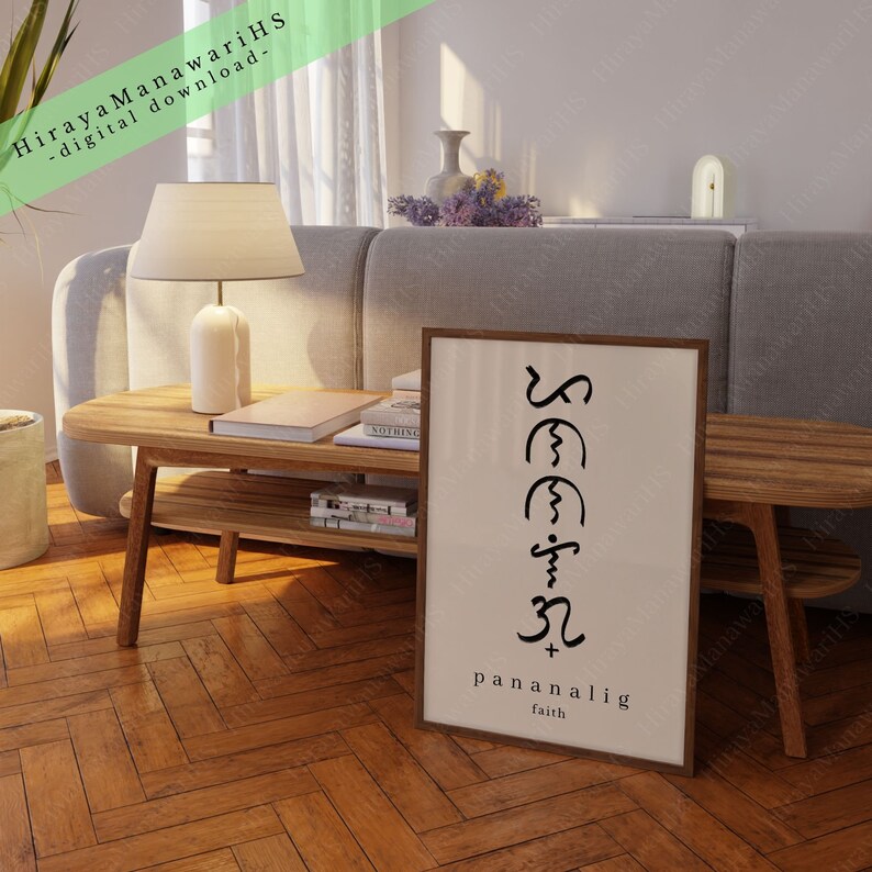 Filipino Baybayin, Pananalig, Baybayin Script, Philippines Art ...