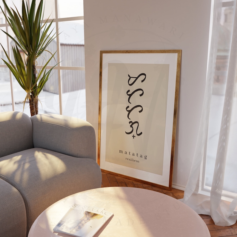 Filipino Baybayin Matatag Baybayin Script Philippines Art - Etsy UK