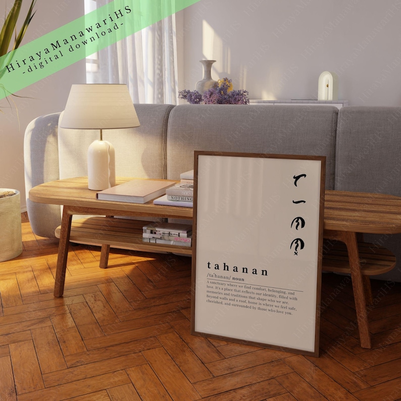 Printable Filipino Baybayin Script and Definition Wall Art - Tahanan ...