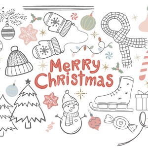 Christmas Coloring Page Bundle - Etsy