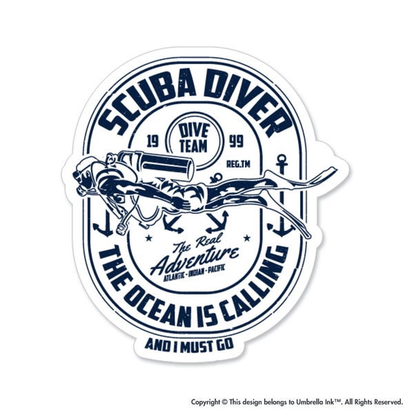 Scuba Diver Decals - Etsy
