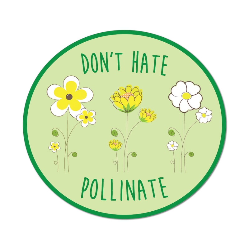 Pollinator Sticker - Etsy