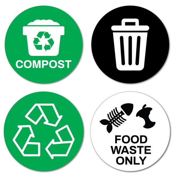 Recycling And Waste Stickers