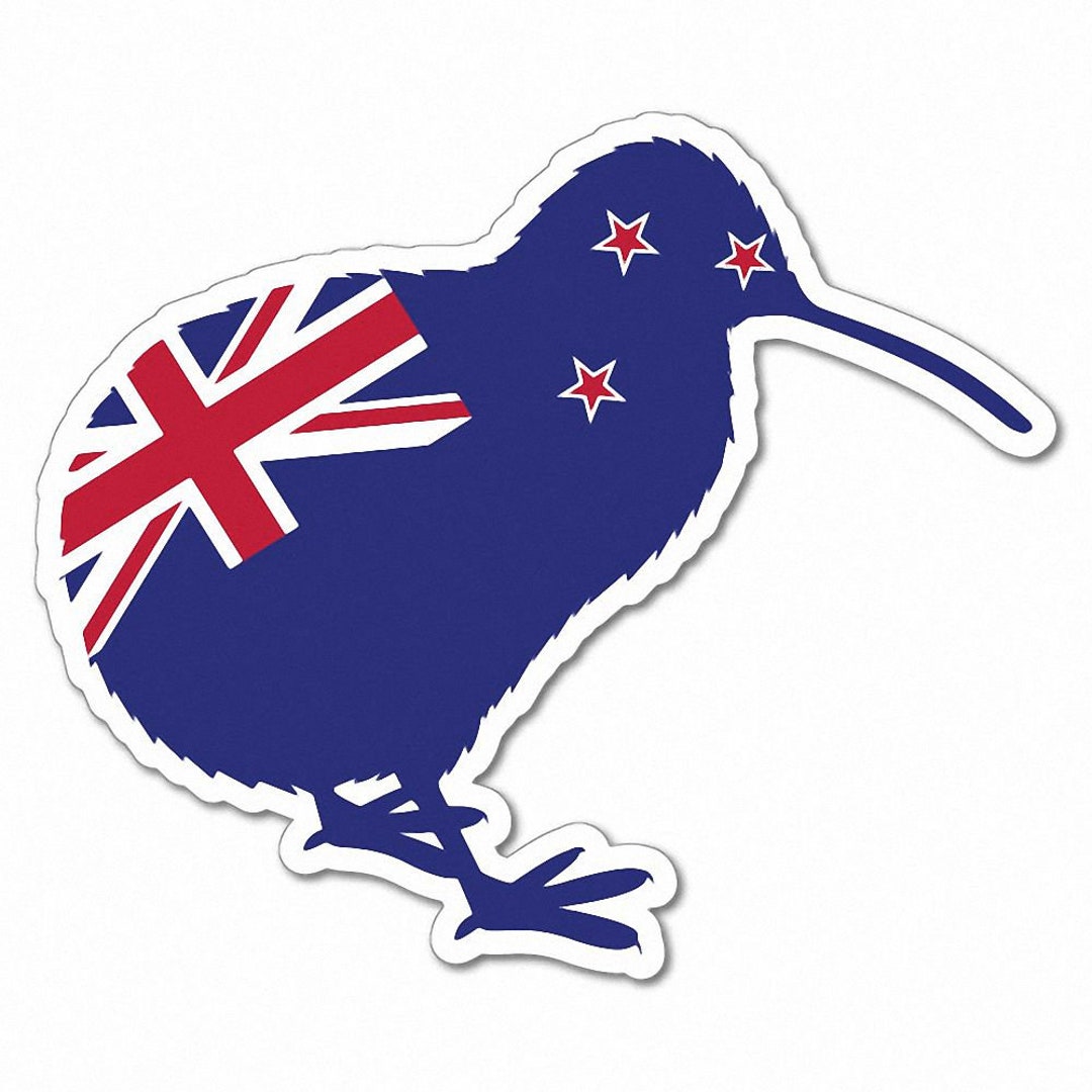 Kiwi Bird New Zealand Sticker Decal Wildlife Nature Durable Long ...