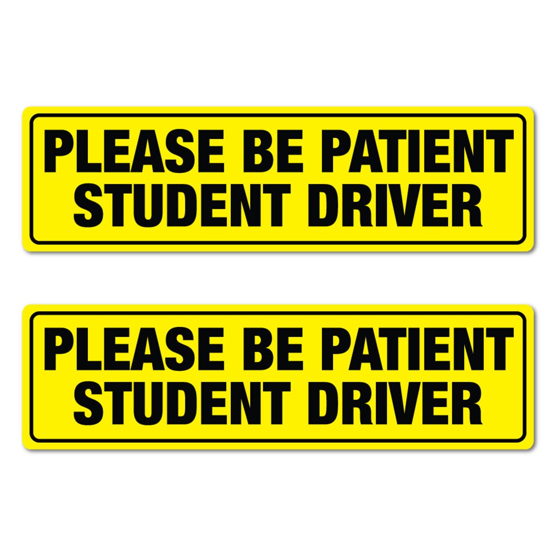 Be Patient Learner Student Driver Sticker Decal Road Safety Car Truck ...