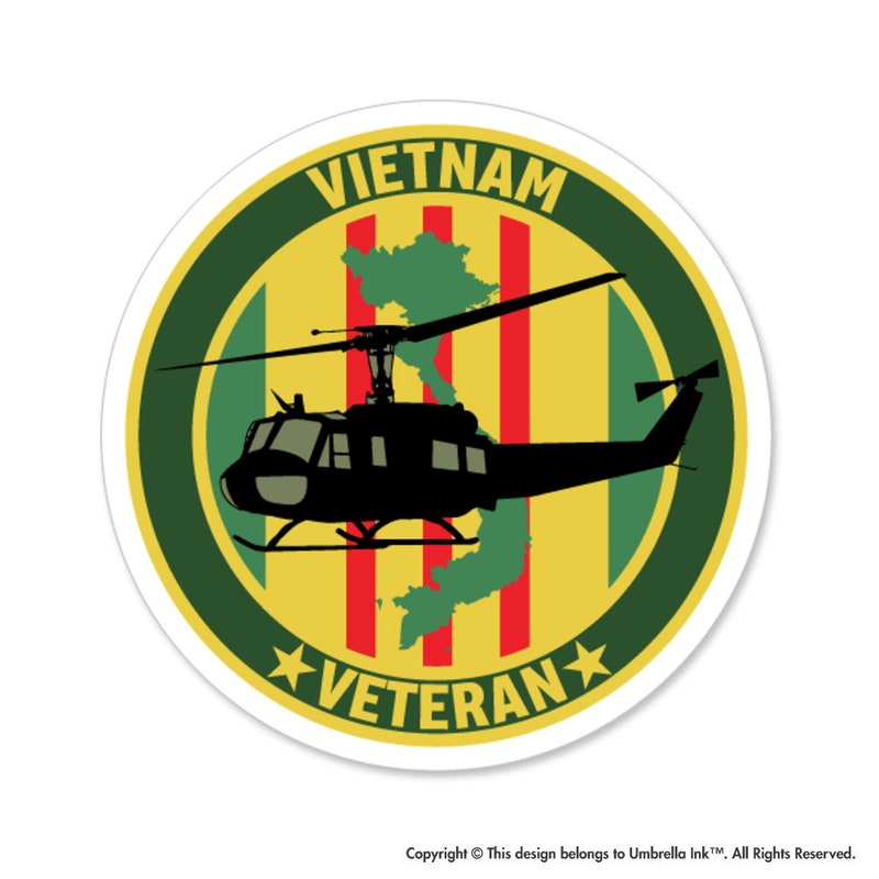 Vietnam Veteran Decal - Etsy