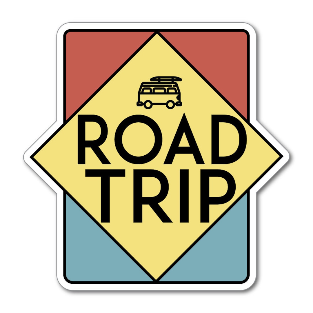 Road Trip Campervan Van Sticker Decal Camper Explore Adventure Travel ...