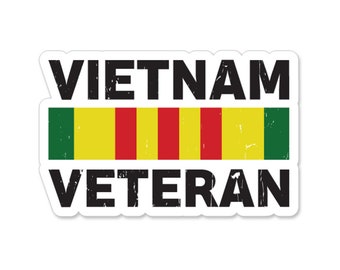 Vietnam Veteran Sticker Decal - Etsy