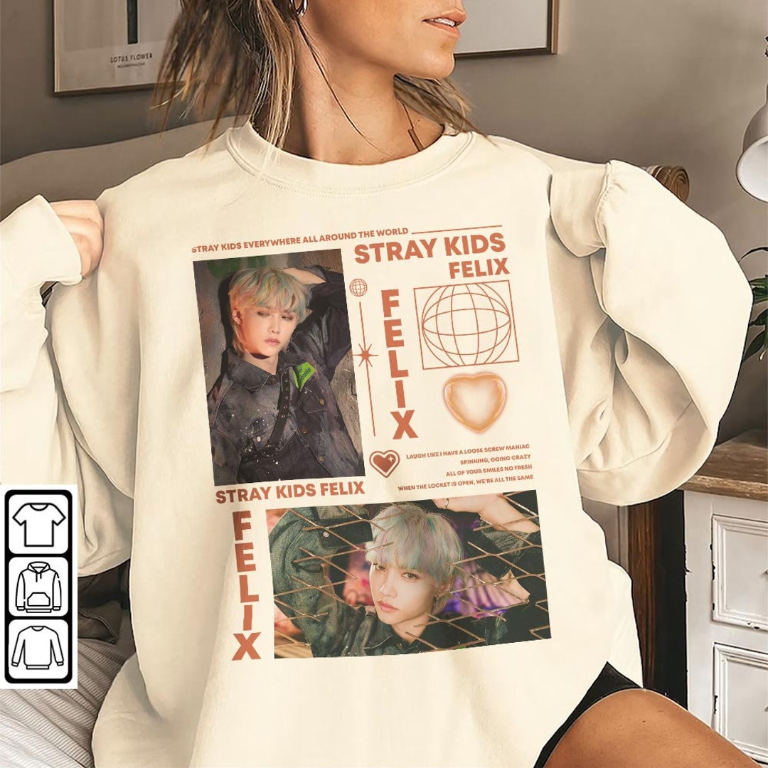 Stray Kids Shirt Stray Kids Felix Felix Shirt Kpop Album - Etsy