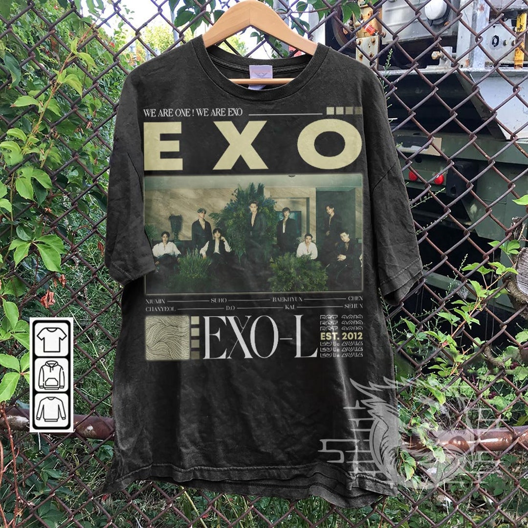EXO Kpop Shirt Exist Tee V3 Hear Me Out Xiumin Suho Baekhyun - Etsy