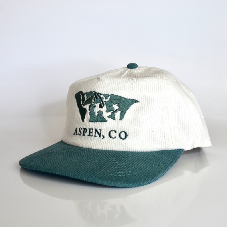 Aspen-vintage Design Hat Adjustable Corduroy Snapback - Etsy