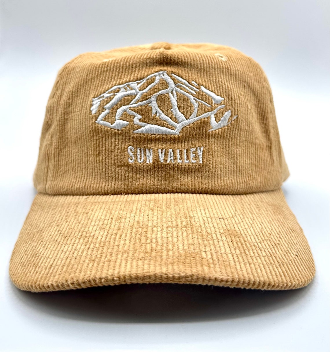 Sun Valley-idaho-vintage Design Hat - Adjustable Corduroy Snapback - Etsy