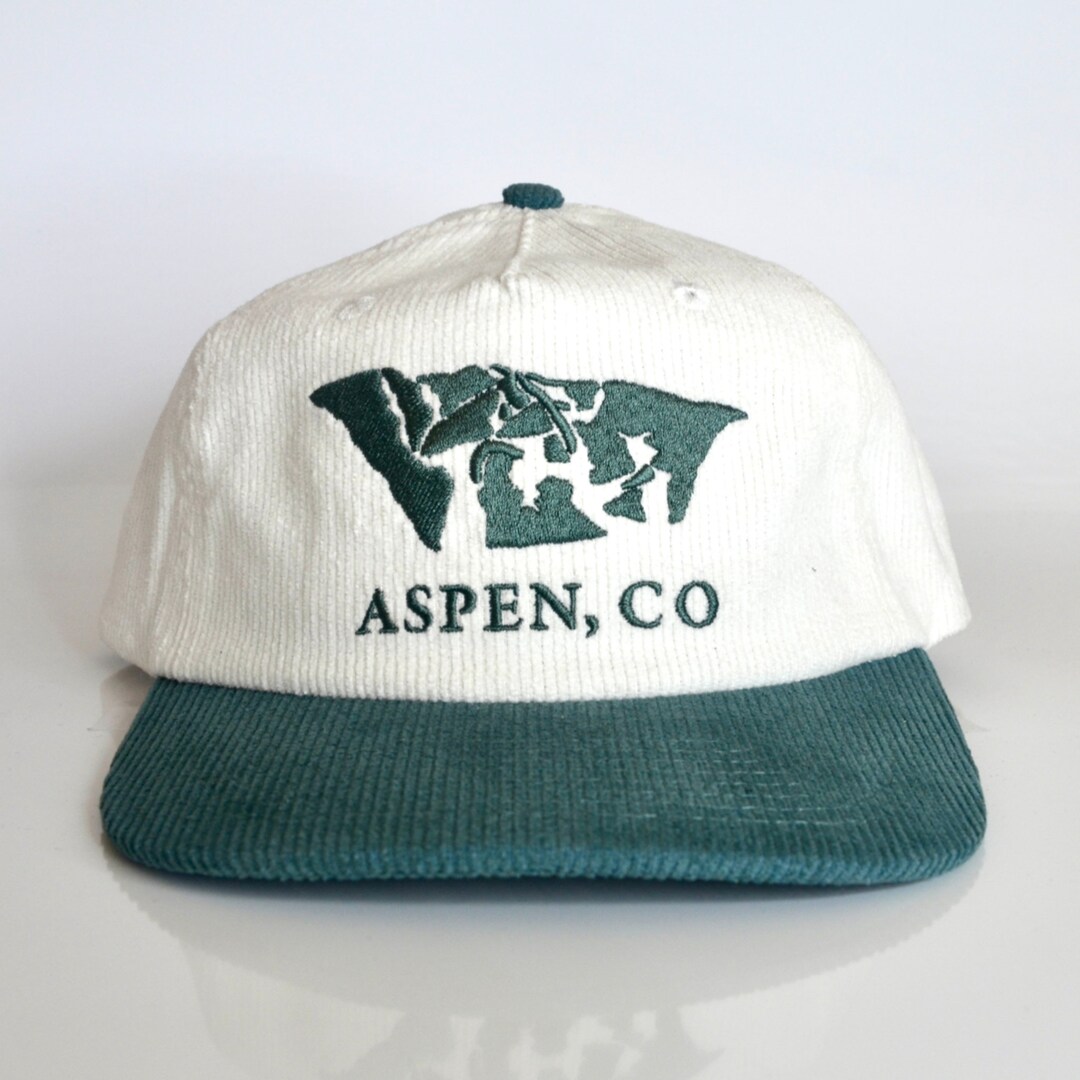 Aspen-vintage Design Hat Adjustable Corduroy Snapback - Etsy