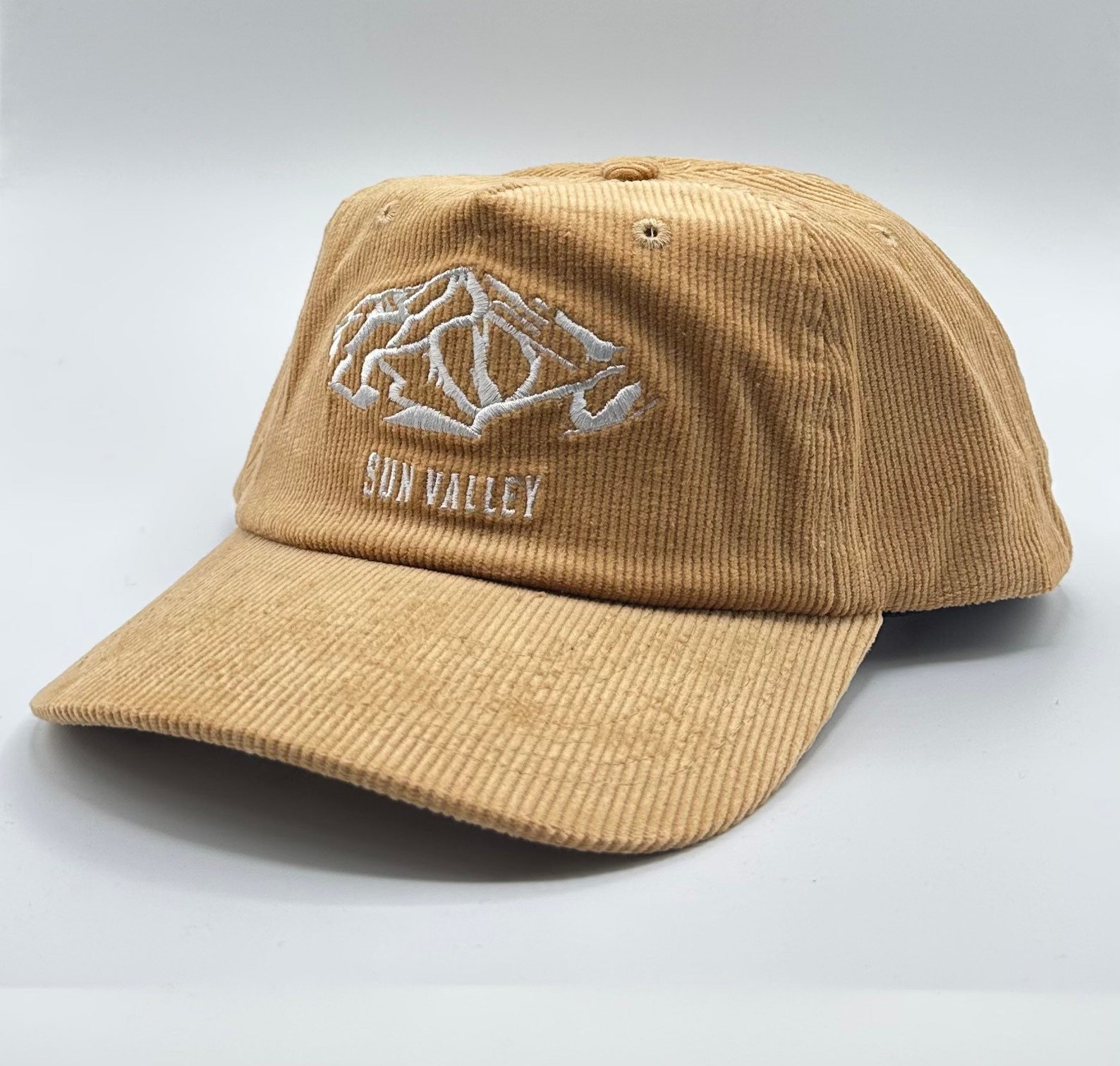 Sun Valley-idaho-vintage Design Hat - Adjustable Corduroy Snapback - Etsy
