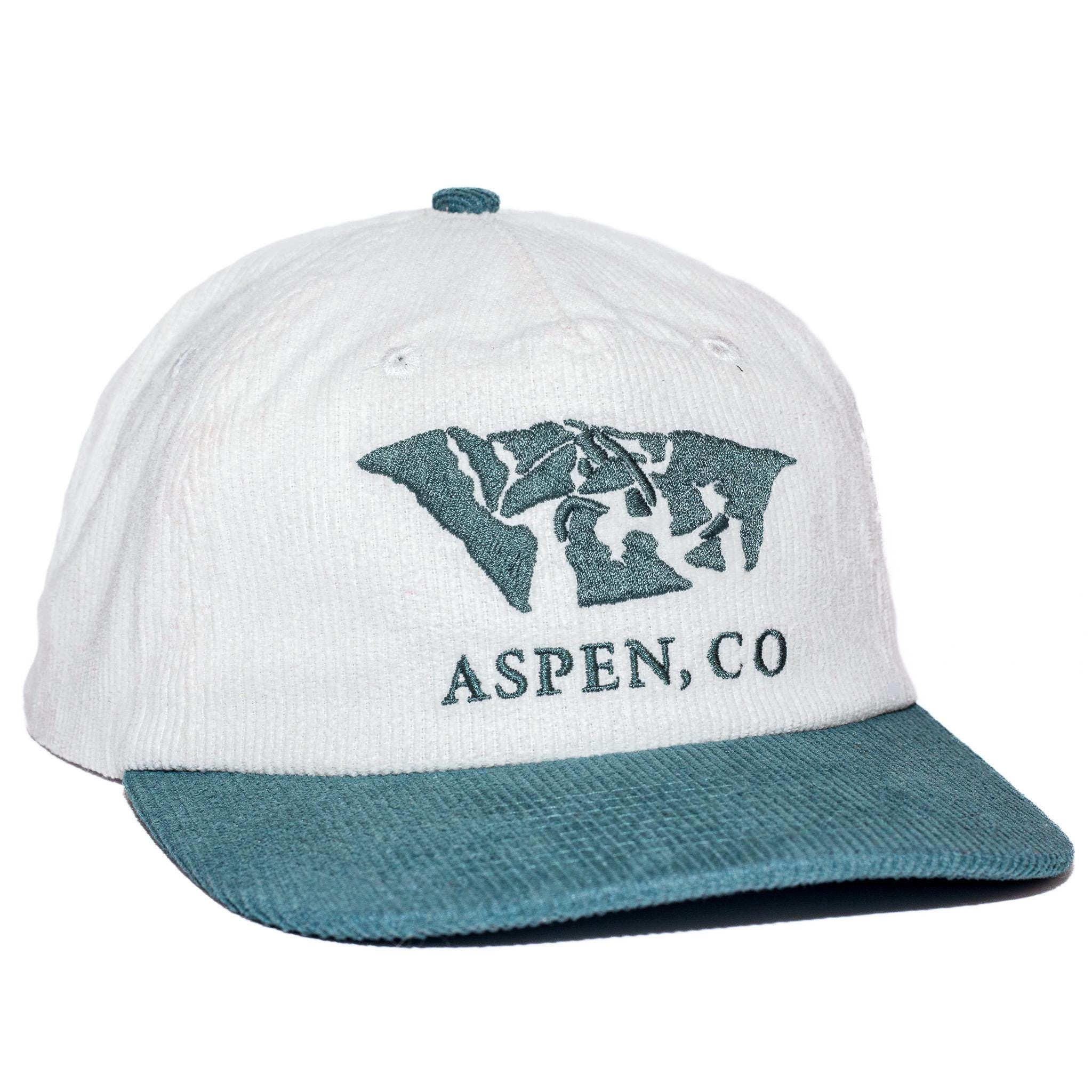 Aspen-vintage Design Hat - Adjustable Corduroy Snapback - Etsy