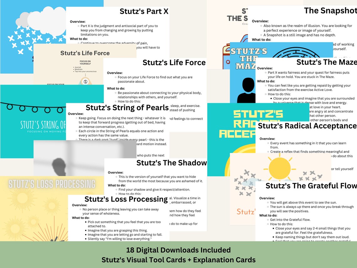 18 Phil Stutz Tools - Digital Download - Etsy