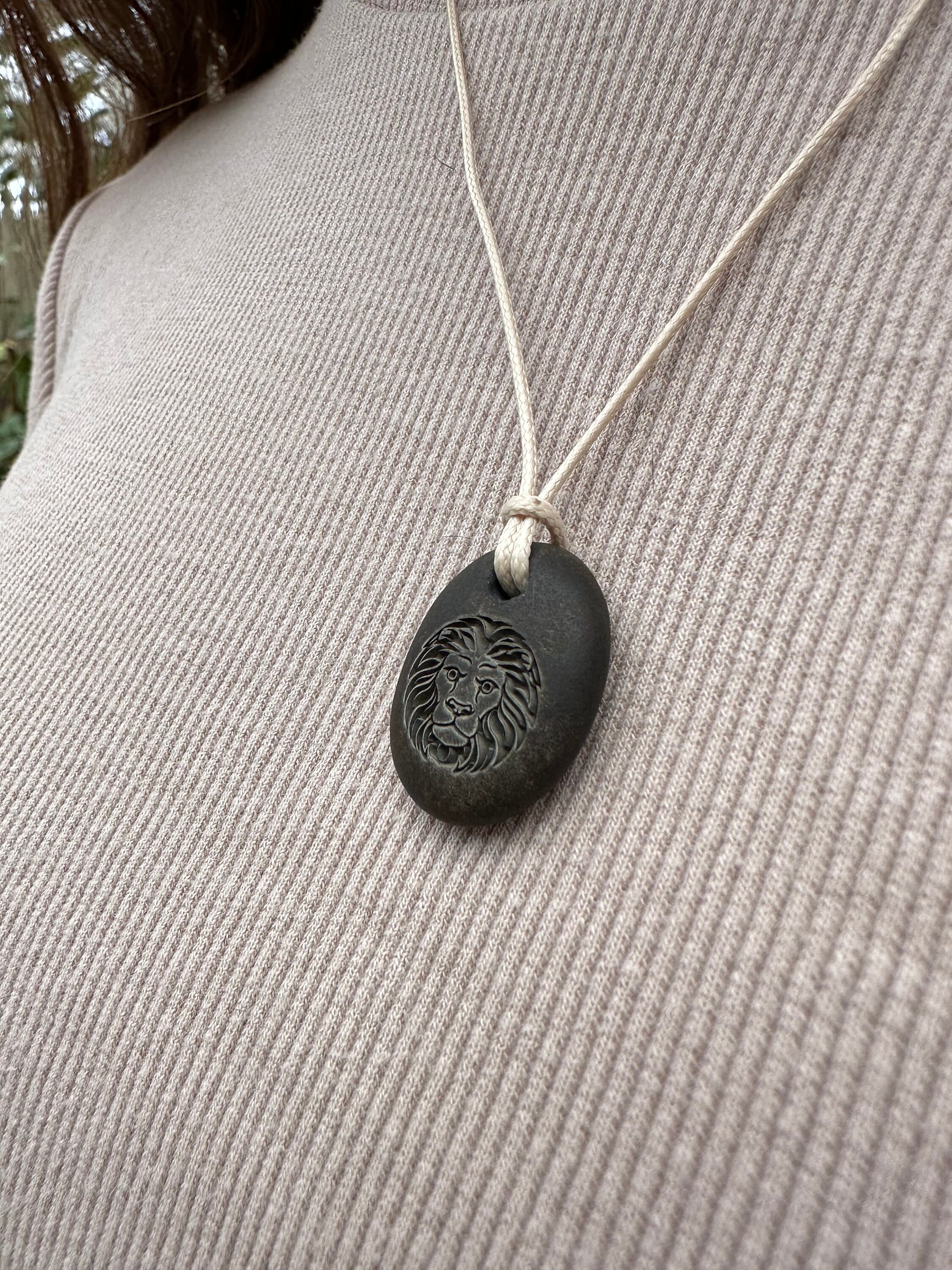 Engraved Zodiac Stone Pendant, Astrology Gift, Engraved Stone, Laser ...