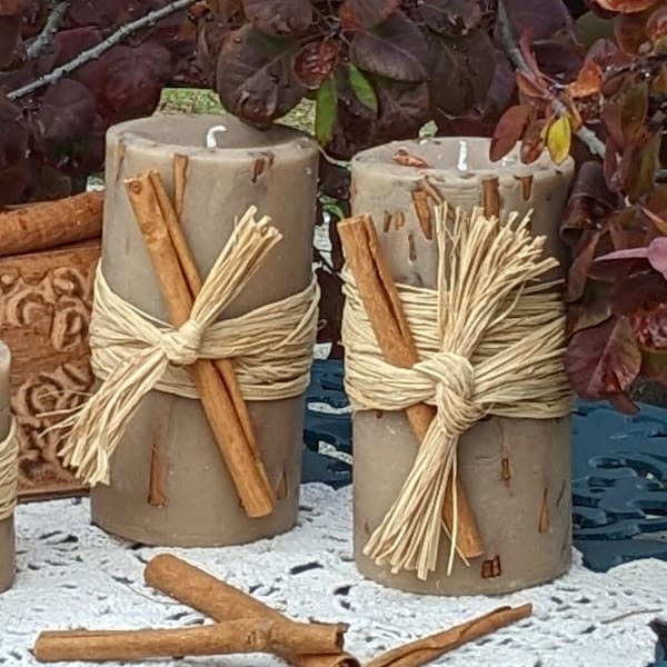 Cinnamon Candles - Etsy