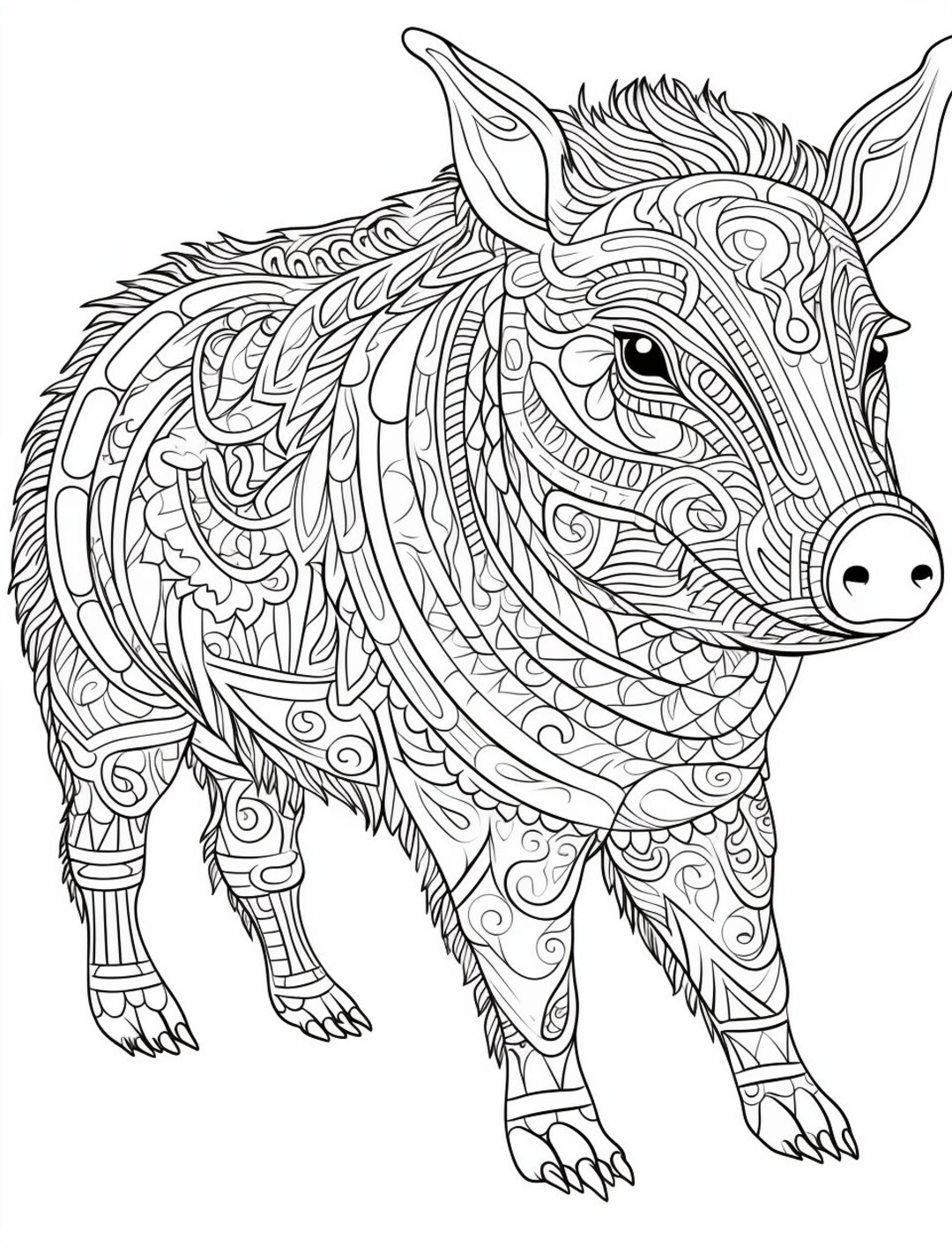 Fun Mandala Coloring Sheet - Etsy