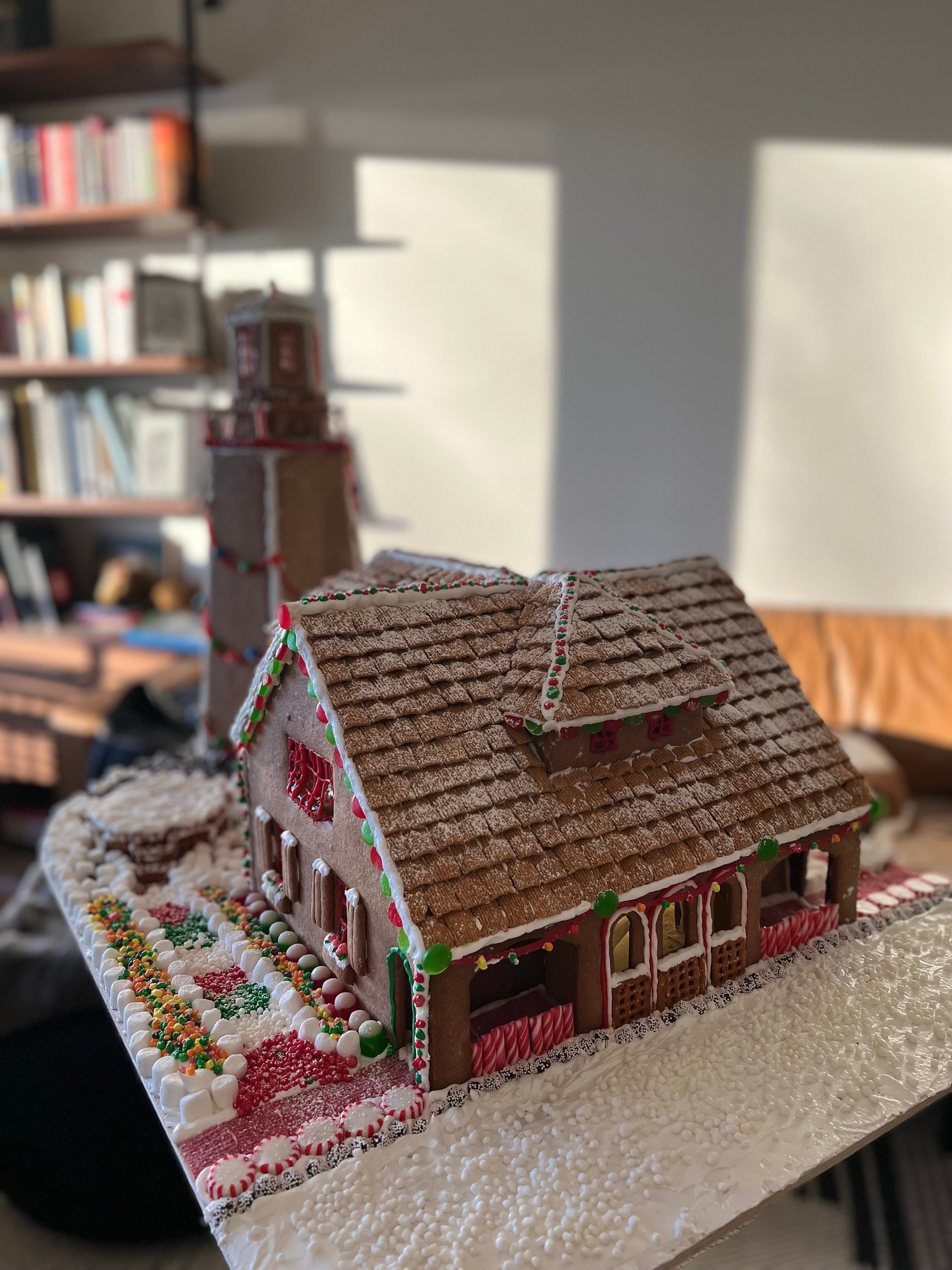 Gingerbread House Template - Lighthouse (printable) - Etsy