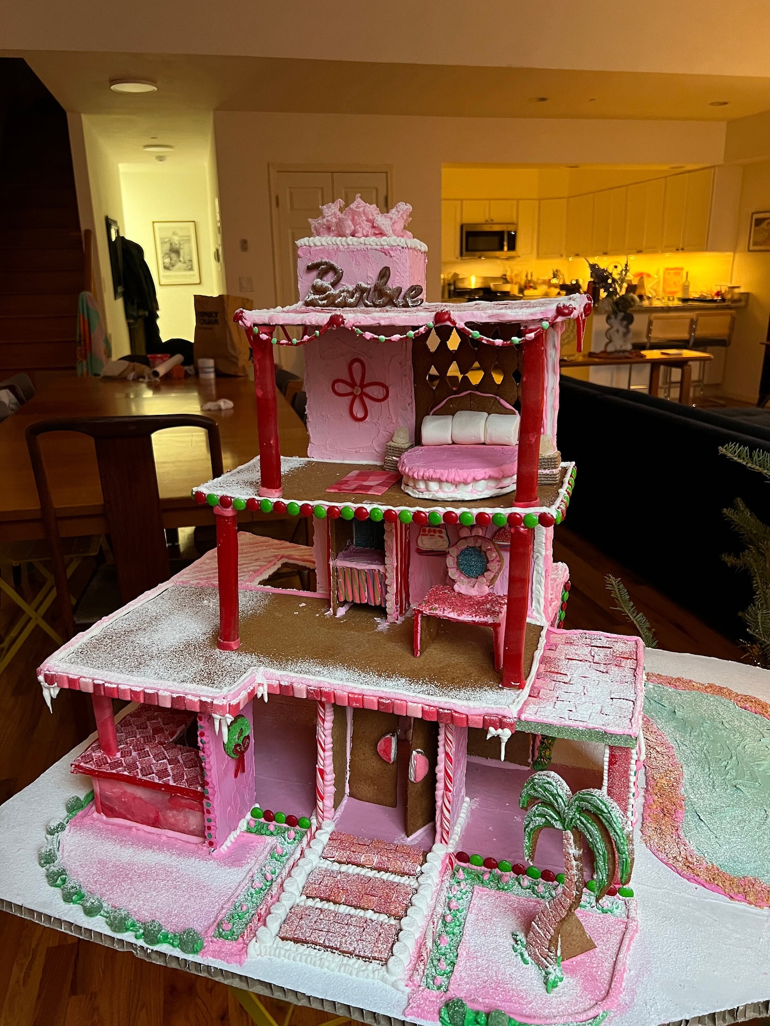 Barbie Dreamhouse - Gingerbread Template (printable) - Etsy