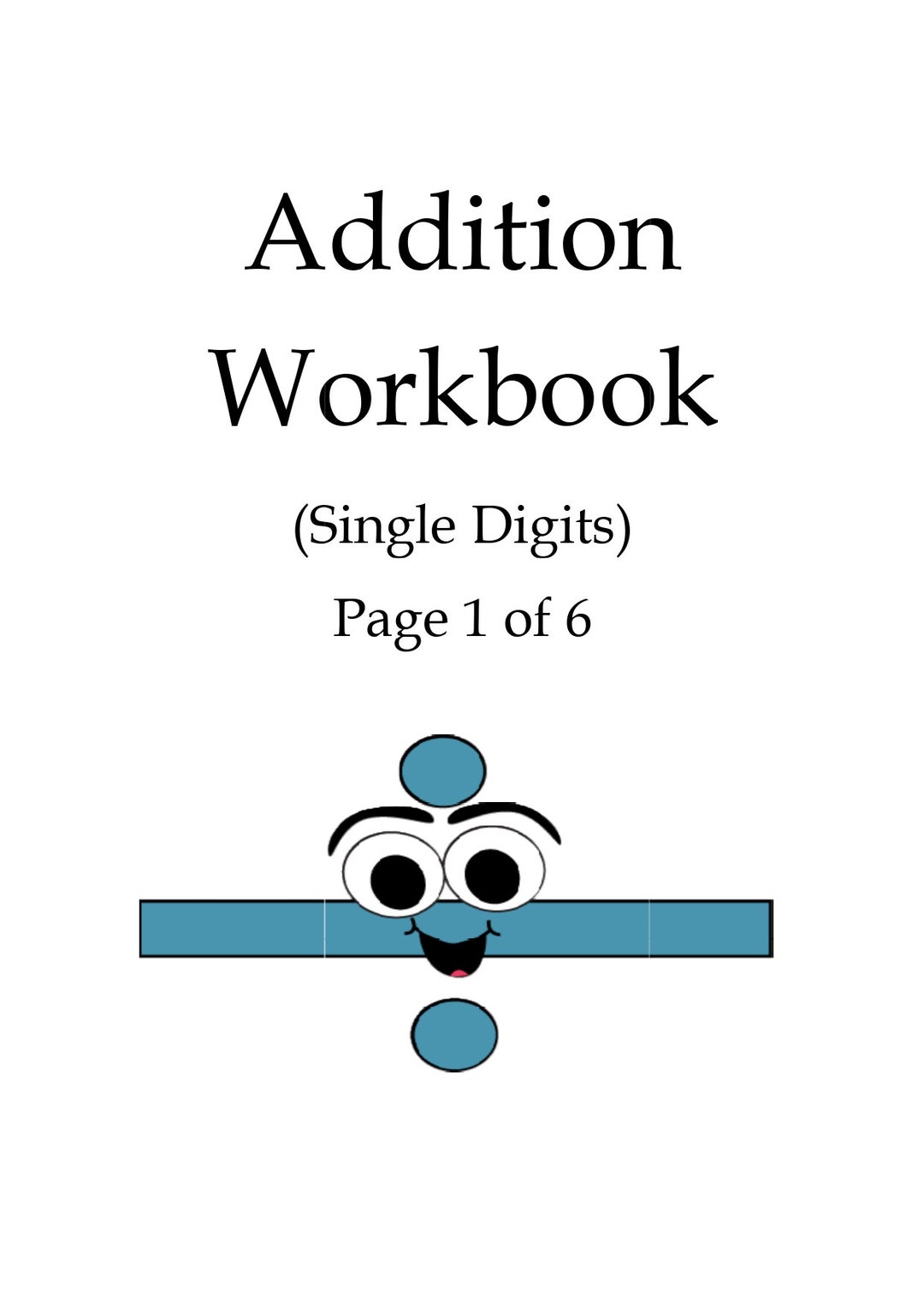addition-worksheet-5-practice-sheets-single-digits-etsy